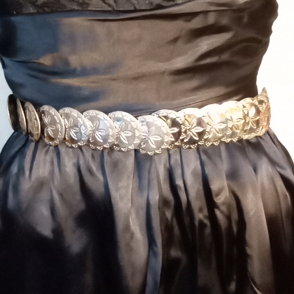 Source Unknown | Accessories | Silver Starfish Stretch Belt Vintage One ...